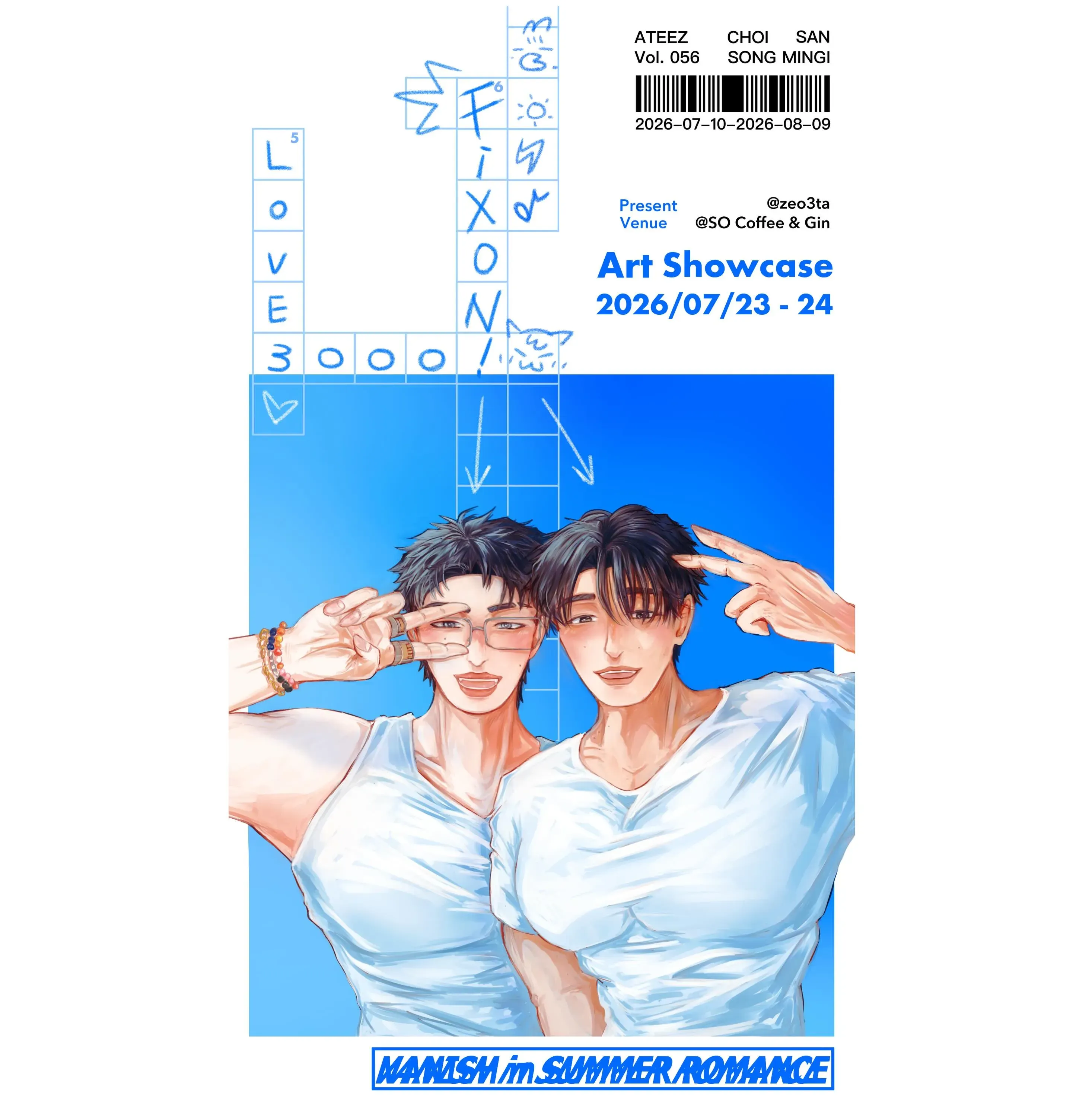 ATEEZ San + Mingi Art Showcase in Hong Kong | Mato